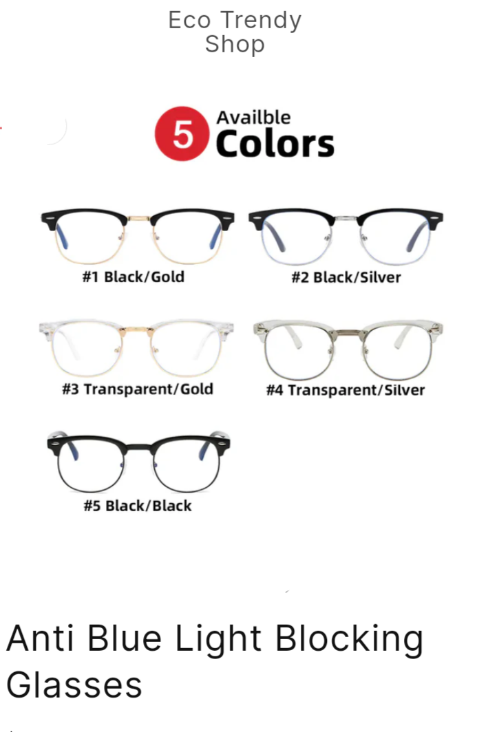 Anti-Blue Light Blocking Glasses: The Ultimate Guide – Eco Trendy Shop